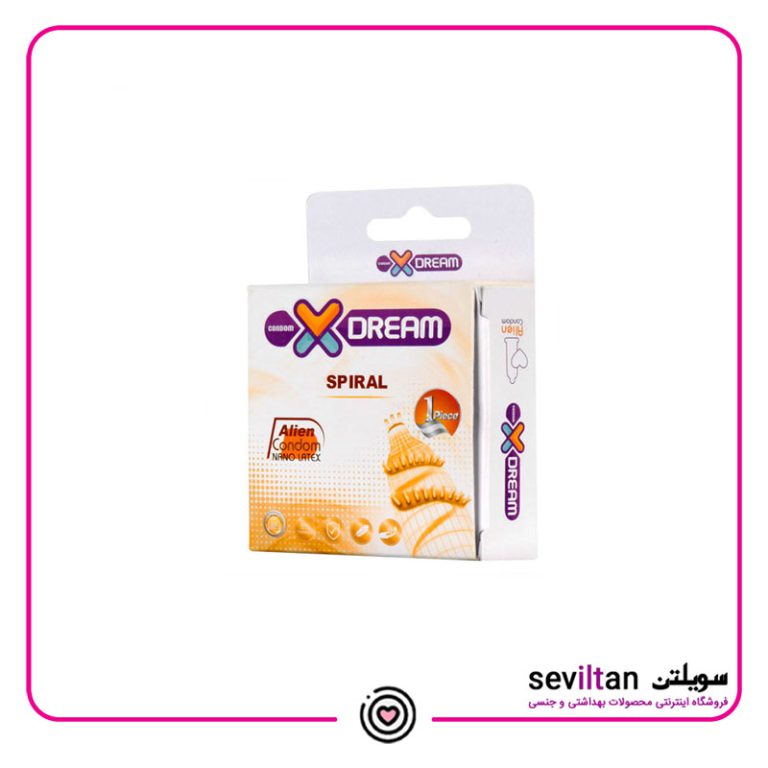 خرید کاندوم فضایی ایکس دریم چرخشی X Dream Spiral بسته 1 عددی ♥️ فروشگاه سویلتن